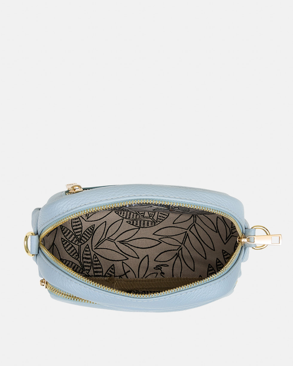 Aria Celeste - Leather Crossbody Bag – BeeLeatherco