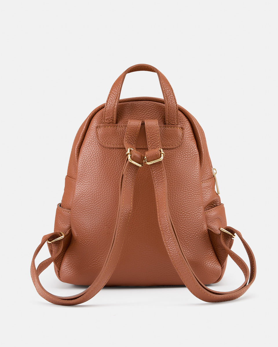 Nova Tan Leather Backpack – BeeLeatherco
